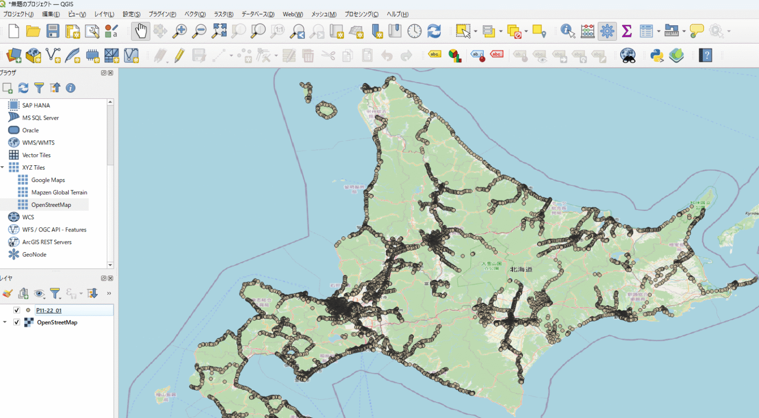 QGISの使い方② QGISでポイントデータを表示してみよう | urban data lab